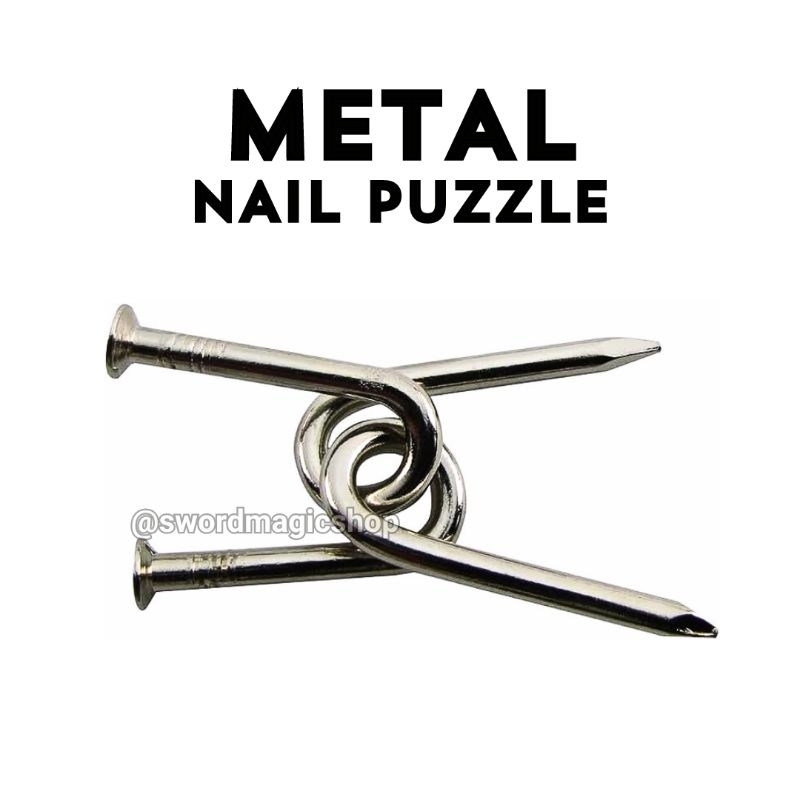 Jual Metal Nail Puzzle - Puzzle Paku - Magic Puzzle - Mainan ...