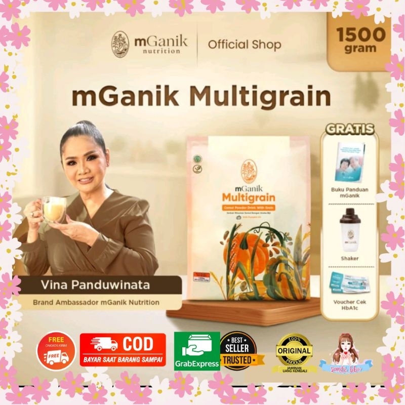 Jual MGANIK MULTIGRAIN Superfood Diabetes utk 1 Bulan - isi 60 Sachet ...