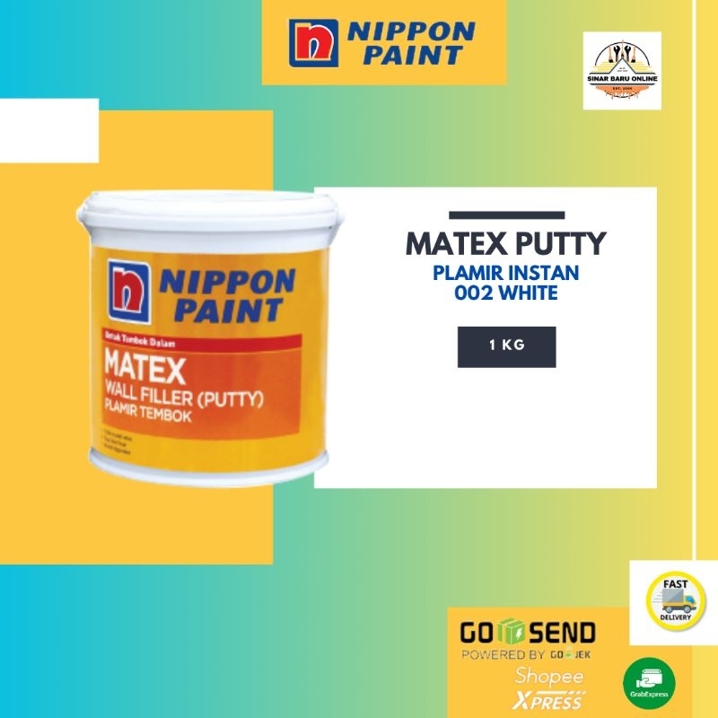 Jual (1 Kg) Matex Putty Pelamur plamir Instant 002 Super White | Shopee ...