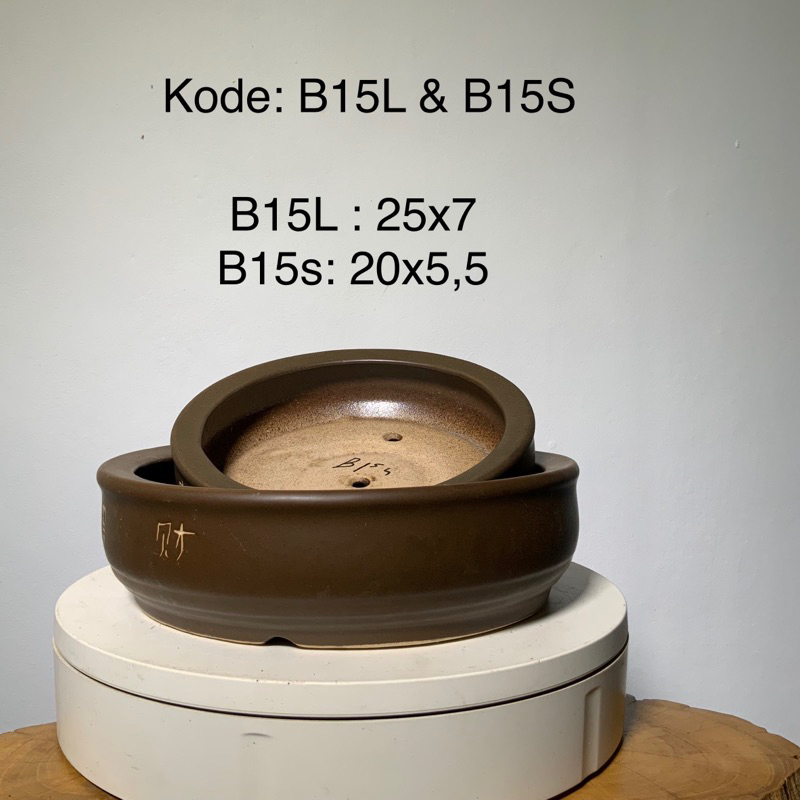 Jual POT BONSAI BULAT CEPER DUA UKURAN | Shopee Indonesia