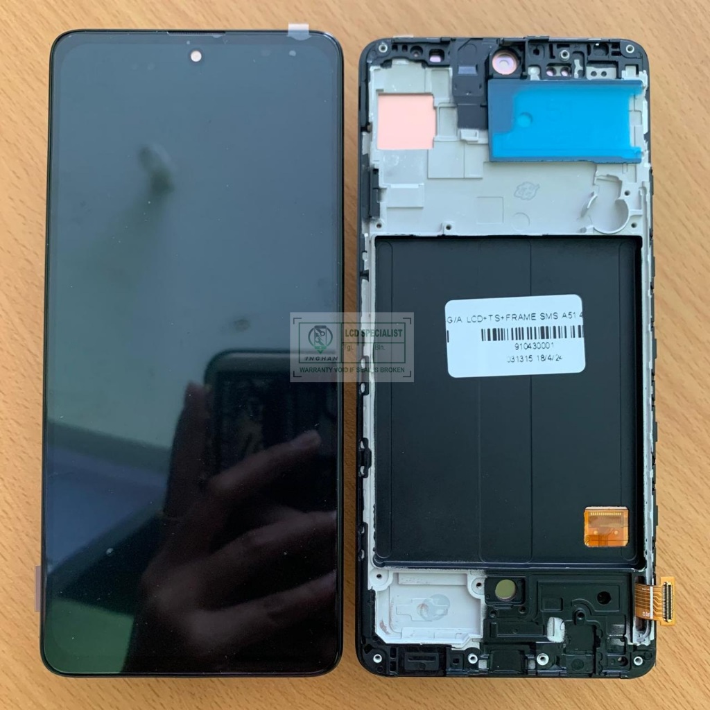 Jual Lcd + frame samsung a51 4g /a515 /a515f plus frame OLED BIG 1:1 ...