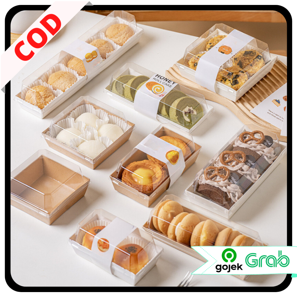 Jual KAISSO - MINI CAKE BOX DESSERT BOX KOTAK PERSEGI PANJANG PUTIH ...