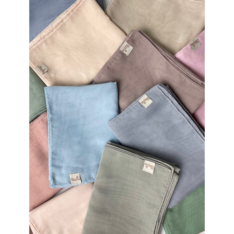 Jual CLEARANCE Shayaa Plain Paris Japan FULL Jahit Tepi (New Label ...