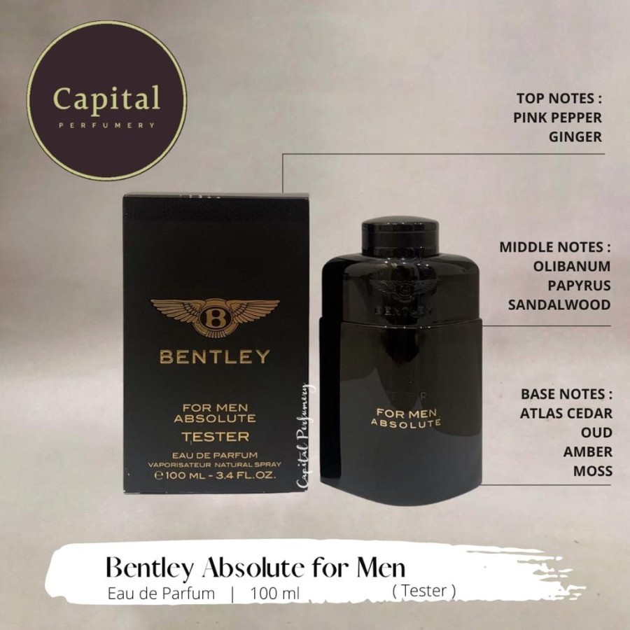 Jual Bentley Absolute For Men Edp 100 ml Tester | Shopee Indonesia