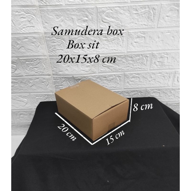 Jual kardus karton box uk. 20x15x8 cm ST sheet singgle wall polos ...