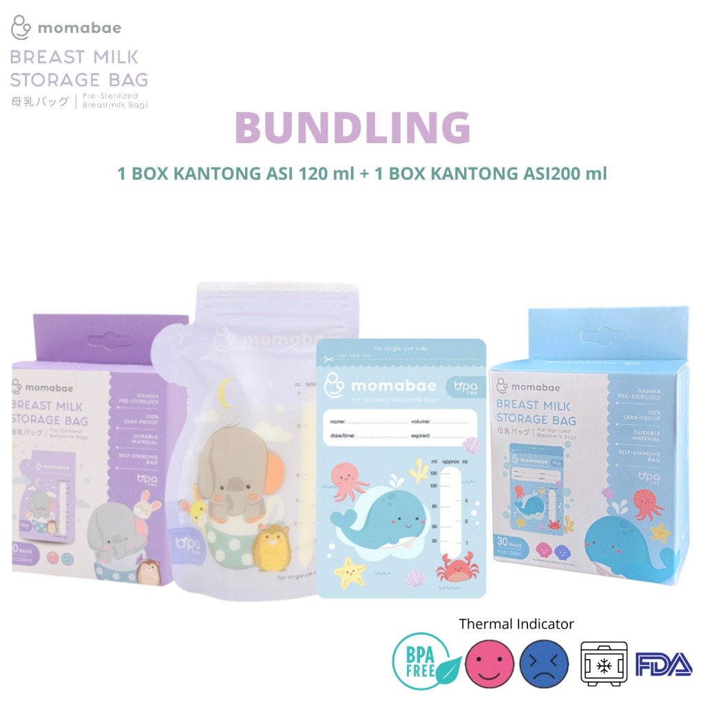 Jual Momabae Bundling Kantong Asi 200ml 120ml Kantong Asi Bpa