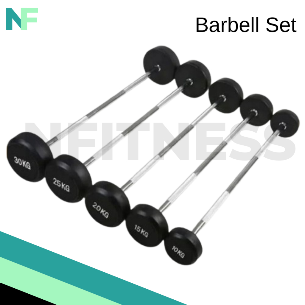 Jual Barbel set hitam stick lurus (tanpa rack) total 100kg IMPORT ...