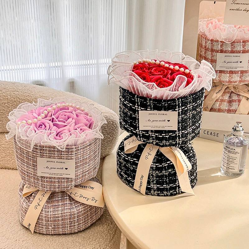 Jual Rose Bouquet Flowers Soap For Mothers Day 2024/ Bunga sabun/ Bunga ...