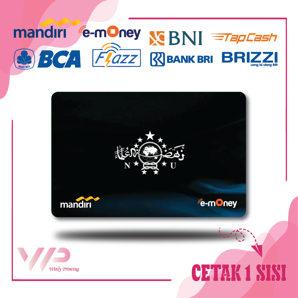 Jual KARTU EMONEY LOGO NAHDLATUL ULAMA MUSLIM MANDIRI FLAZZ BCA GEN 2 ...