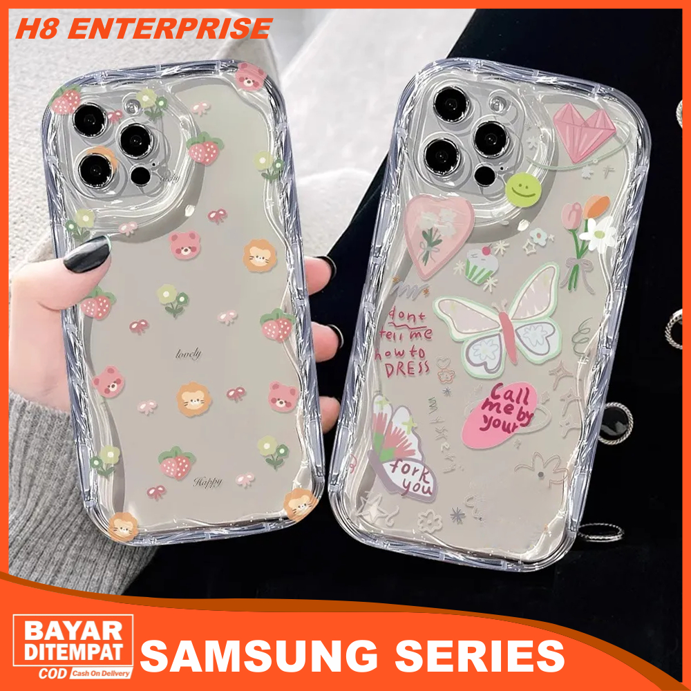 Jual Case Samsung A02S A03S A05 A05S A12 M12 A13 4G A14 A15 A23 Softcase Transparan Motif ...