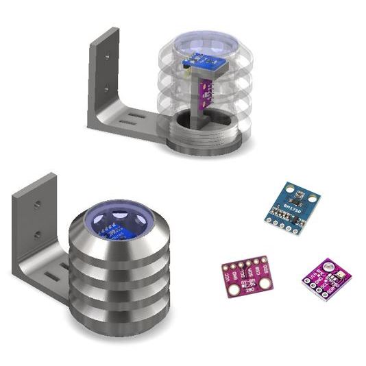 Jual Case Sensor GY-BME280 BME280 with BH1750 Ambient Light Sensor ...