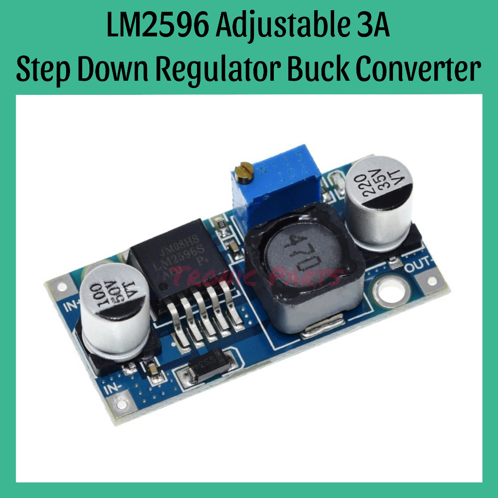 Jual LM2596 LM2596S ADJ 3A DC DC STEP DOWN REGULATOR BUCK CONVERTER - LED | Shopee Indonesia