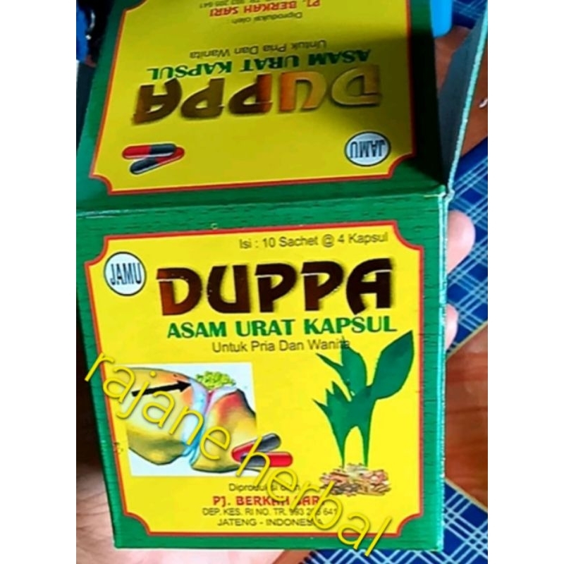 Jual duppa kapsul asam urat original 1 box | Shopee Indonesia