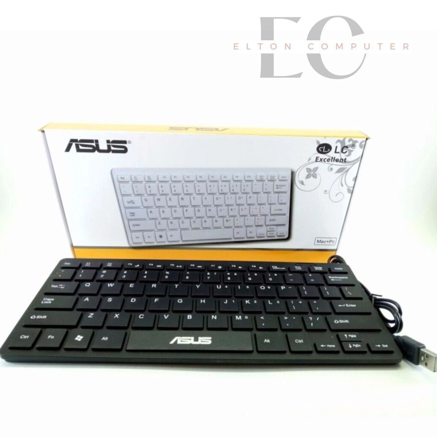 Jual Keyboard Mini Logo Branded (USB) Komputer Laptop PC / Keyboard Mini Asus / Keyboard Mini ...