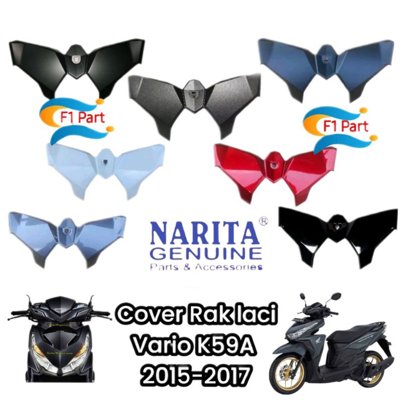 Jual cover rak rack laci dasbor kantong kupu kupu Vario 125 150 2015 ...