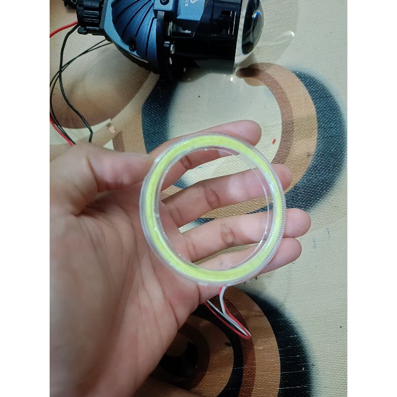 Jual ring cob biled 2,5 inc 3 inc putih dan ice blue 70mm 80mm plus ...