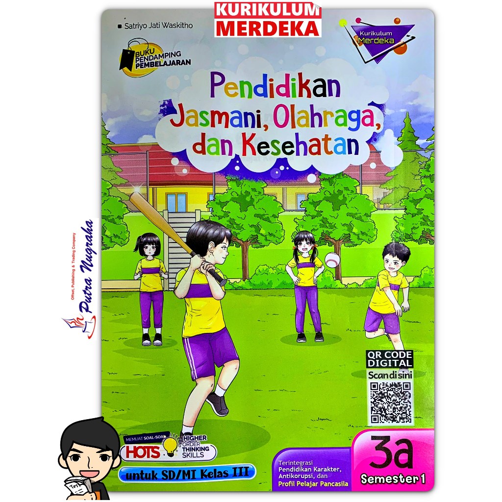 Jual BUKU LKS PJOK PENJAS SD KELAS 3 SEMESTER 1 KURIKULUM MERDEKA 2024 ...