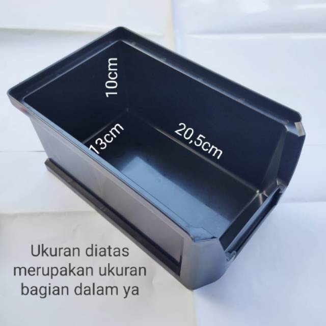 Jual Box plastik susun Per 9pcs ukuran 20,5 x 13 x 10cm Mono Rako ...