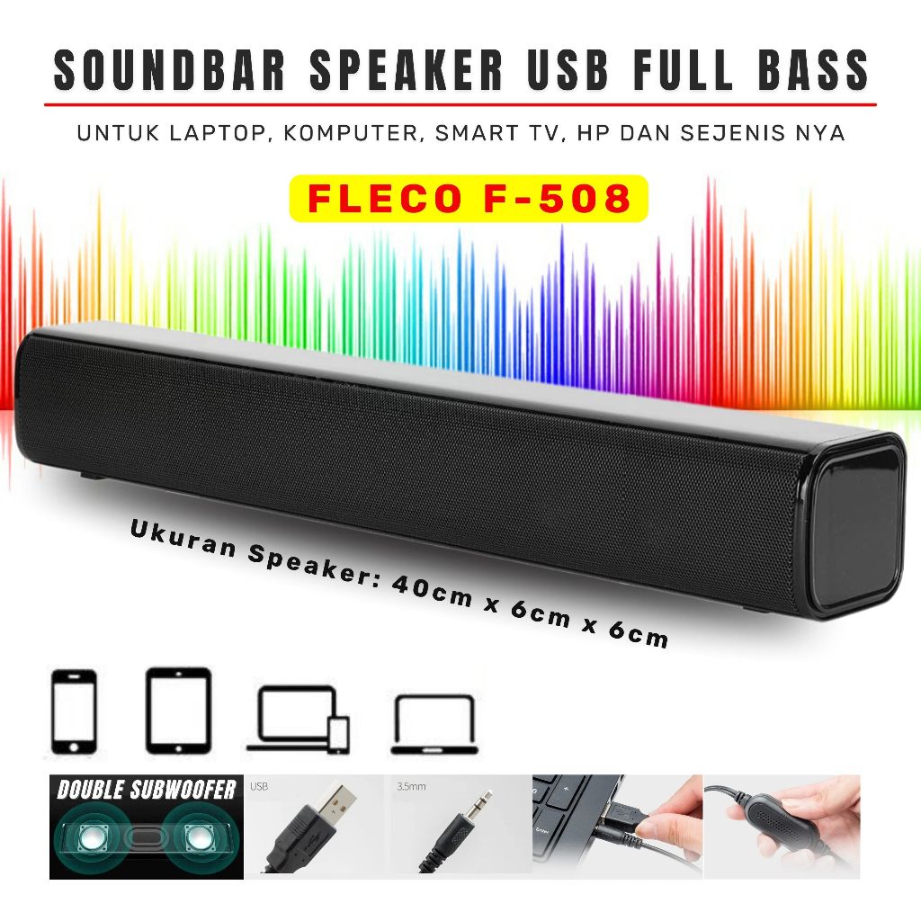 Jual Murah Banget Speaker Tv Full Bass Laptop Komputer Hp Soundbar