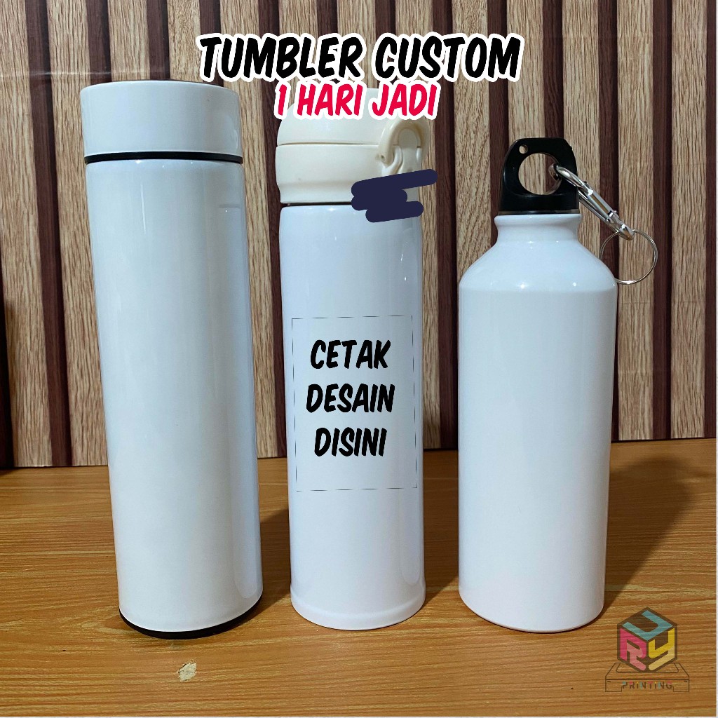 Jual Tumbler Stainless Custom Cetak Nama / Tulisan / Logo / Foto ...