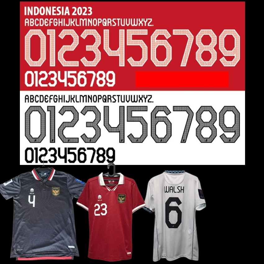 Jual NAMESET TIMNAS INDONESIA 2022 AFC WC AFF HOME AWAY GK POLYFLEX DTF | Shopee Indonesia