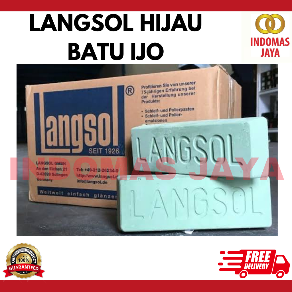 Jual LANGSOL HIJAU BATU IJO UNTUK BATU POLES STAINLESS LANGSOL IJO ...