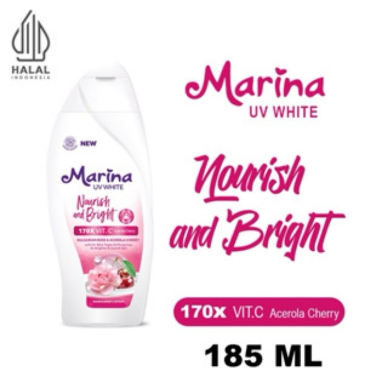 Jual Marina UV White Extra SPF30 Anti Polution Hand & Body Lotion Mencerahkan Memutihkan Kulit ...