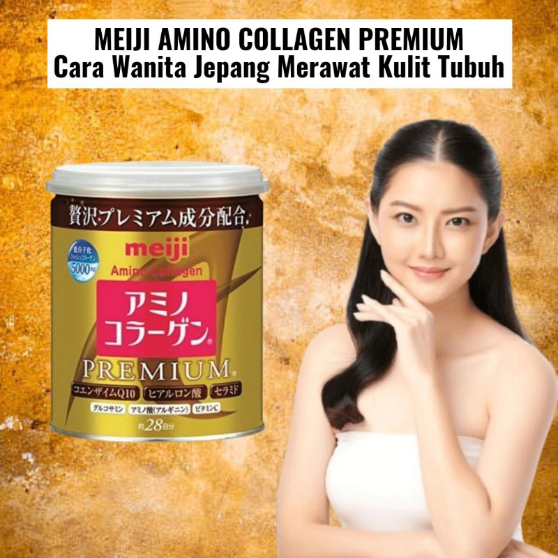 Jual MEIJI AMINO COLLAGEN JAPAN PREMIUM GOLD 28 Day Refill 196gr 100% Original | Shopee Indonesia