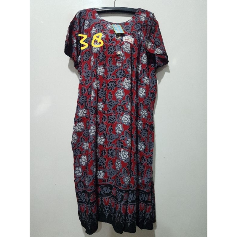 Jual YULI - DASTER KENCANA UNGU CETAK 46 JUMBO LD 140 PB 110 CM BATIK ...