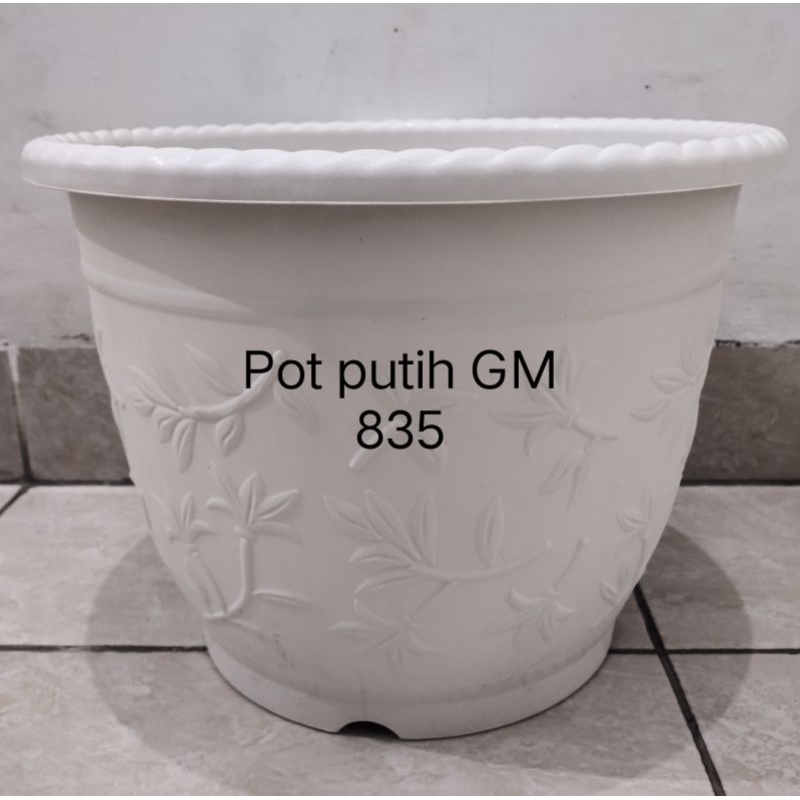 Jual Pot bunga Putih (GM 835) /pc | Shopee Indonesia