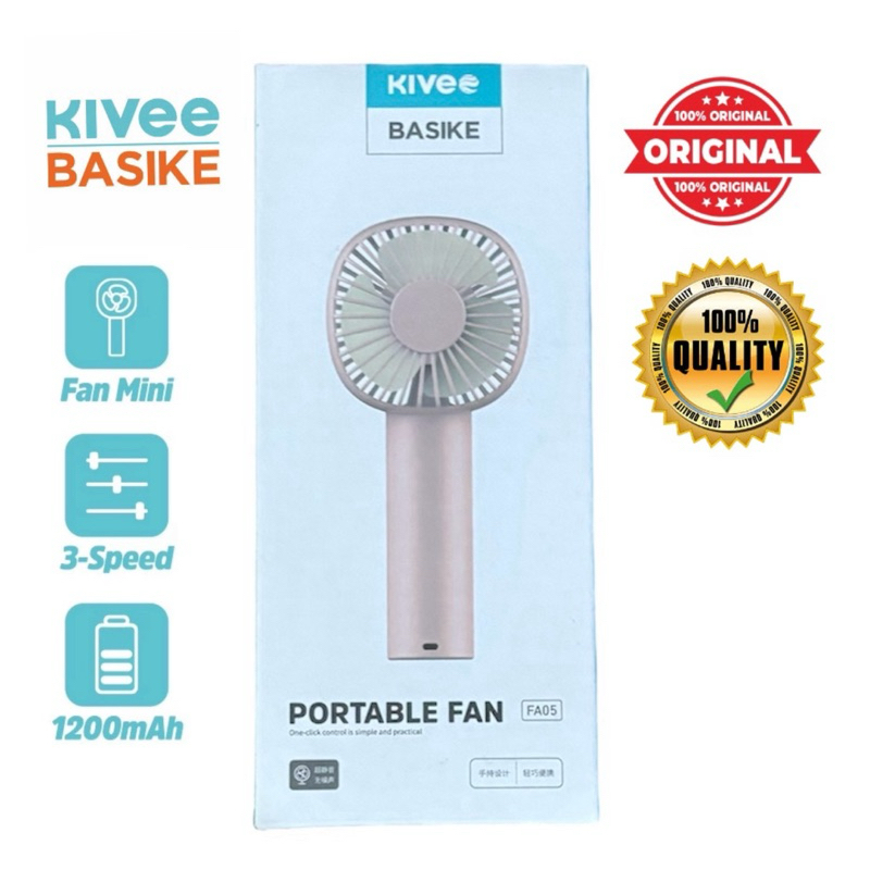 Jual KIPAS ANGIN MINI WIRELESS KIVEE BASIKE ASLI | Shopee Indonesia