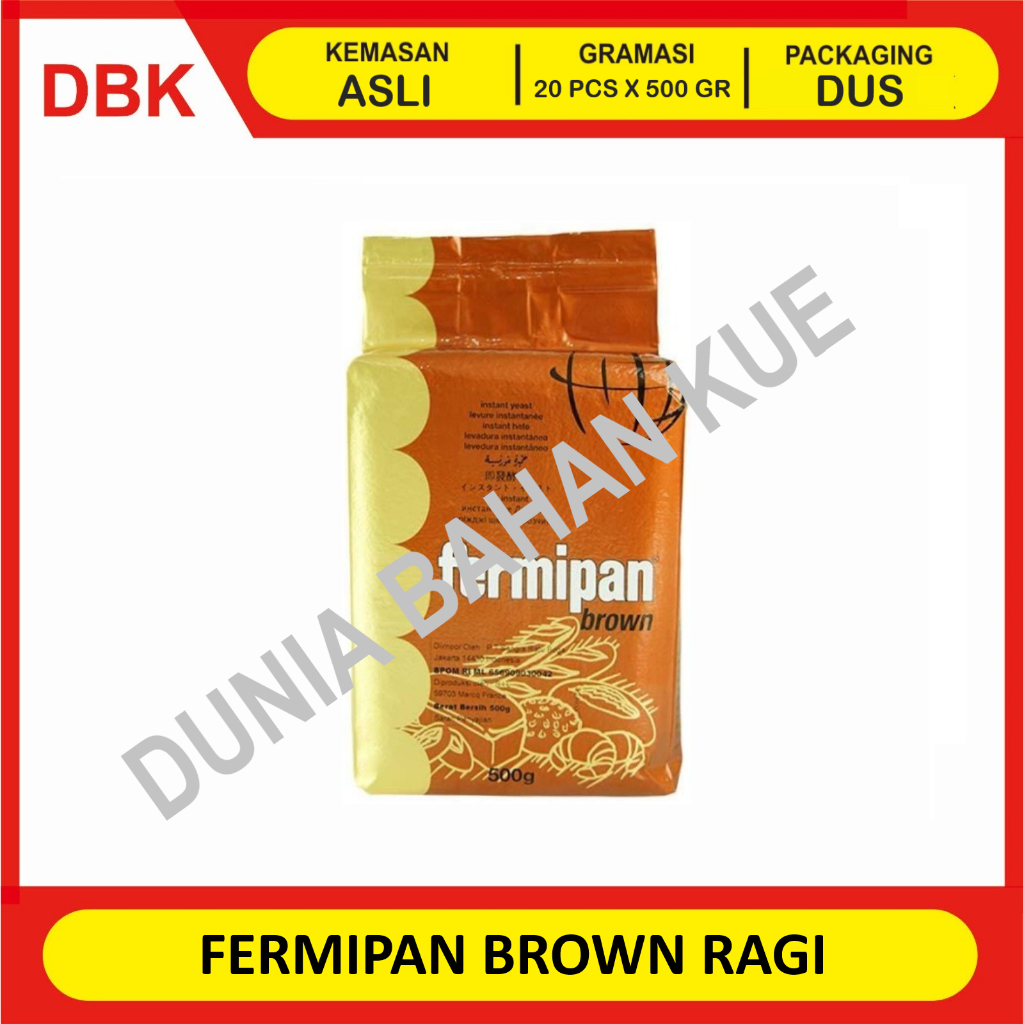 Jual FERMIPAN RAGI INSTANT 500 GR - 1 DUS 20 PCS / INSTANT YEAST ...