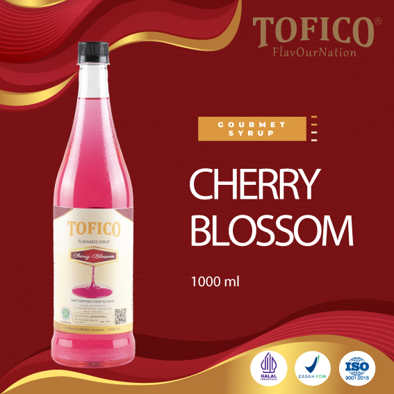 Jual Syrup Chery Blossom Tofico / Sirup Rasa Bunga Sakura Premium 1 ...