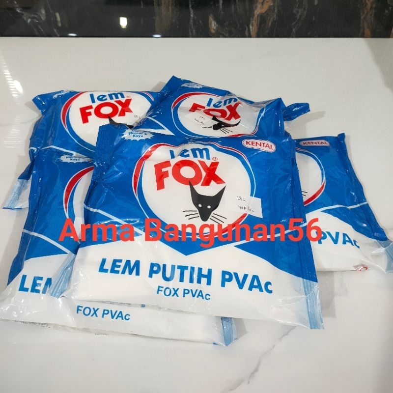 Jual Lem Kayu Fox 350 Gram / Campuran Plamur / Lem Walpaper / Lem ...