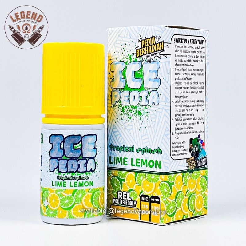 Jual SALT NIC - LIQUID ICE PEDIA 30ML 15MG AUTHENTIC | Shopee Indonesia