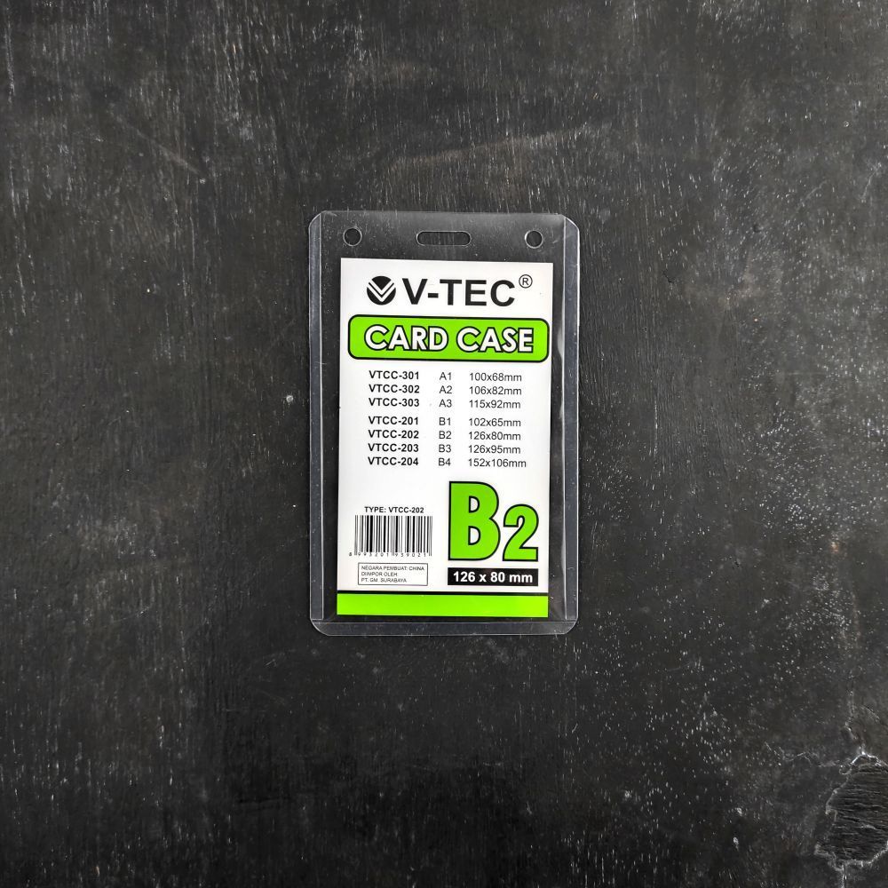 Jual V-TEC Card Case B1 B2 B3 B4 / ID Card Satuan / Plastik Kartu ...