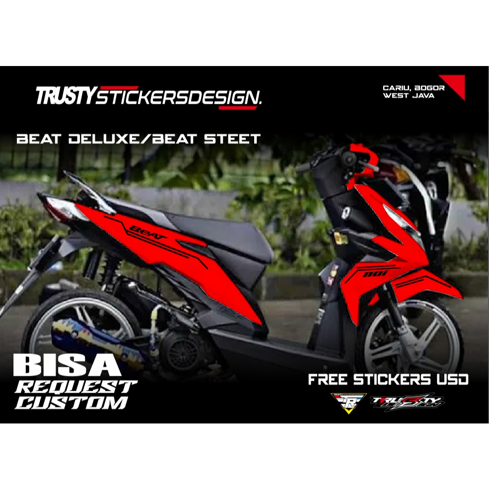 Jual CUTTING STICKER STRIPING BEAT ESP/BEAT STREET 2019. BISA REQUEST ...