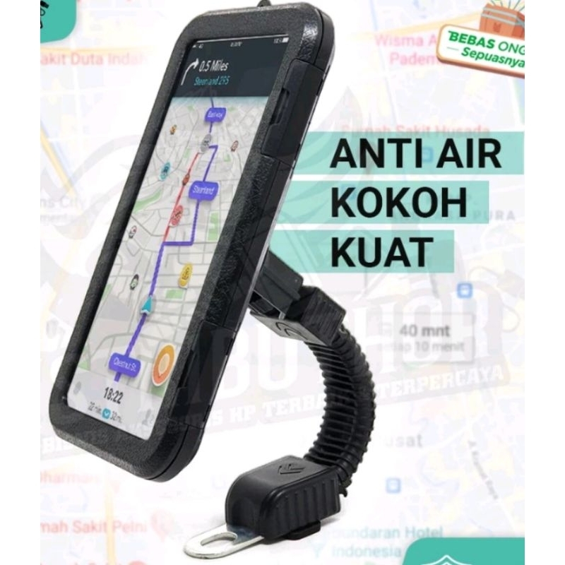 Jual (LWS) Handphone Holder Sepeda/Motor Waterproof Anti Air | Shopee Indonesia