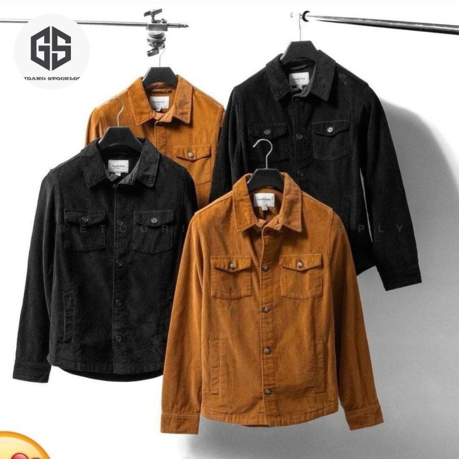 Jual Jaket Goodfellow Corduroy Mens Trucker Jacket | Shopee Indonesia
