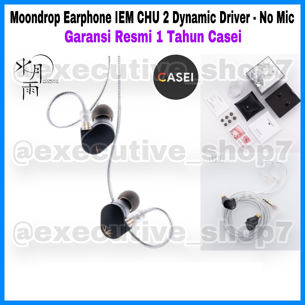Jual Moondrop Earphone IEM CHU 2 Dynamic Driver - No Mic - Garansi ...