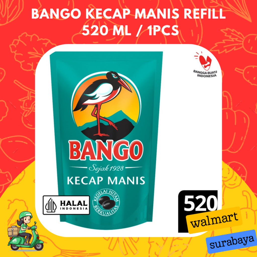 Jual Bango Kecap Manis Refill 720 ml | Shopee Indonesia