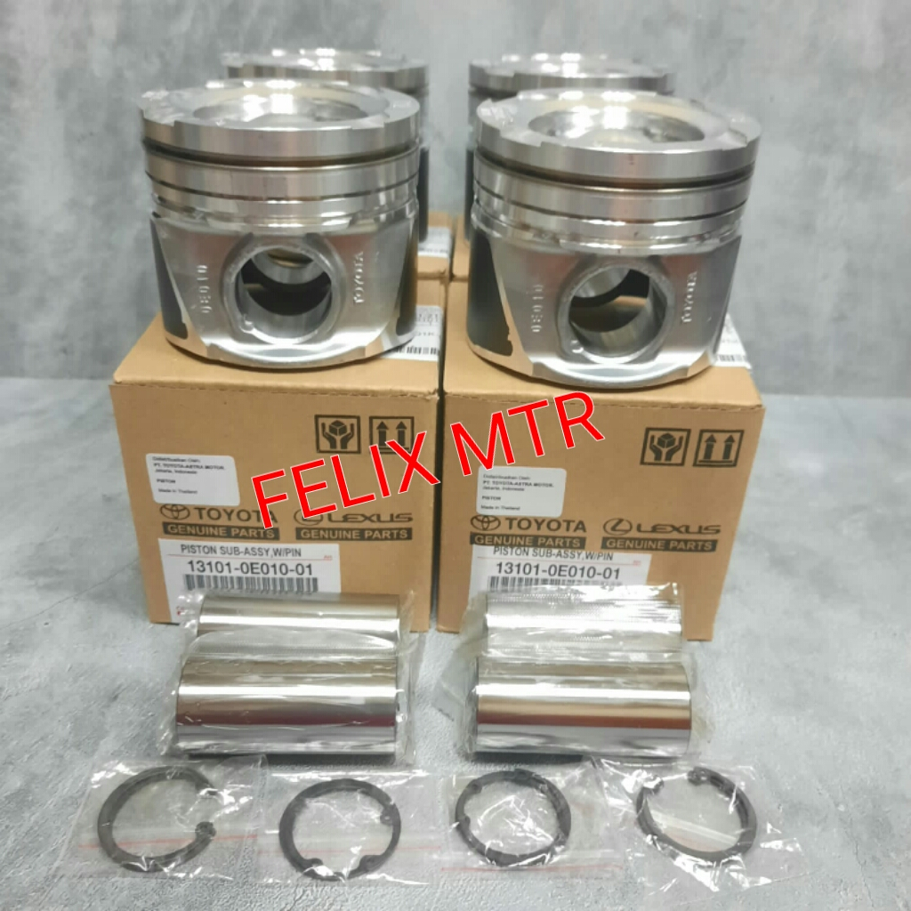 Jual PISTON ASSY ATAU SEHER ASSY BAJA SET TOYOTA INNOVA REBORN HILUX ...