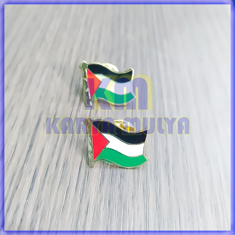 Jual Pin Lencana Bros Bendera Negara Palestina Flag Pin Palestina Bahan ...