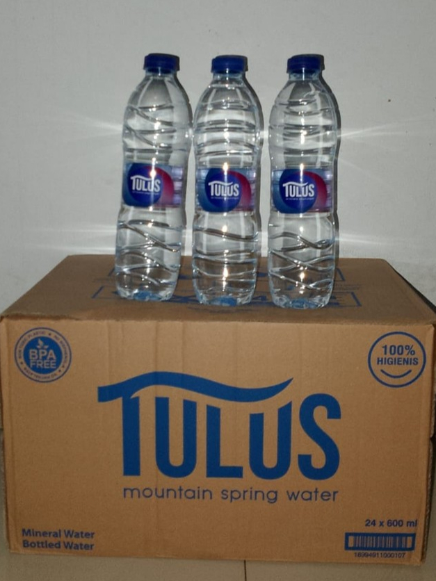 Jual Air Mineral TULUS Botol 600ml 1 Dus (isi 24pcs) | Shopee Indonesia