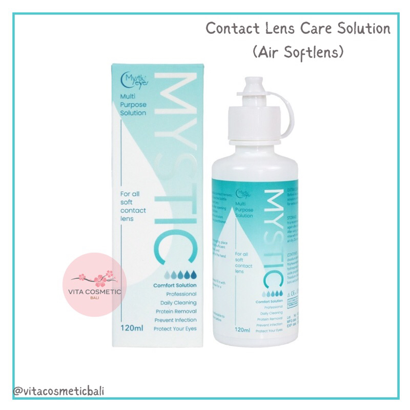 Jual MYSTICEYES Contact Lens Care Solution softlens air murah soft lens ...