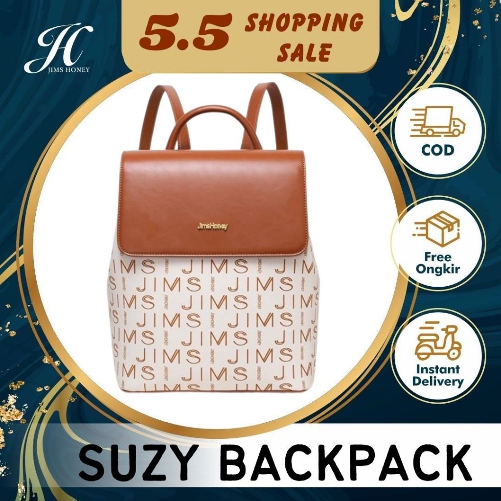 Jual JIMS HONEY SUZY BACKPACK Tas Ransel Wanita Cewek Jimshoney Trendy ...