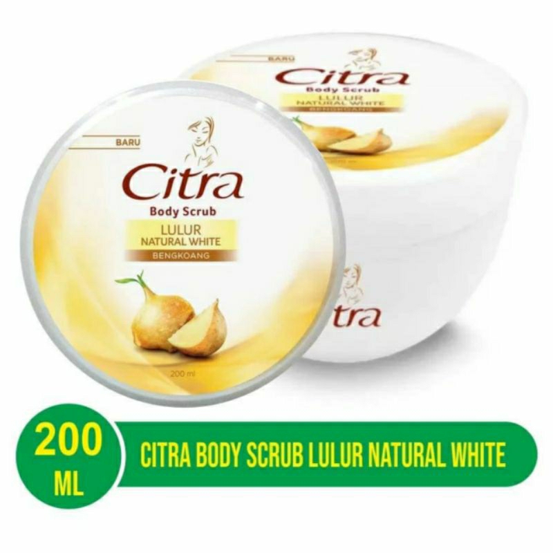 Jual Citra Body Scrub Bengkoang Glow Lulur 200ml | Shopee Indonesia