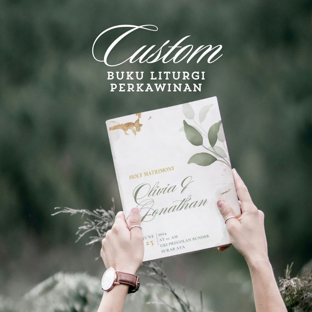 Jual Buku Liturgi Misa Pernikahan Perkawinan Custom Pemberkatan Holy ...