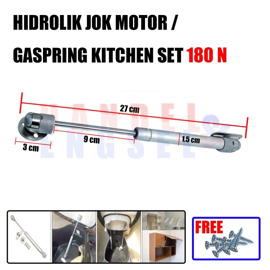Jual Gas Spring Hidrolik Hidrolis / Gas Spring Jok Motor / Gas Hidrolik ...