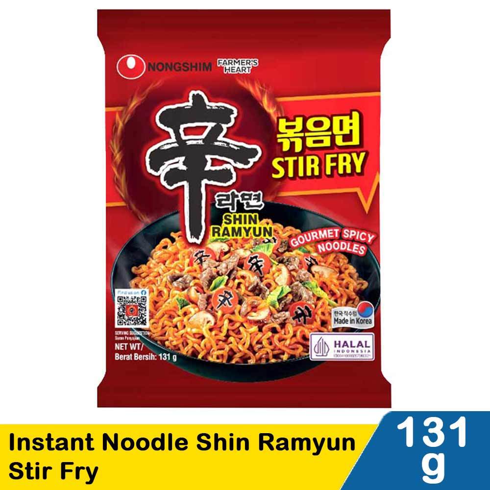 Jual 131gr MIE SPICY STIR FRY SHIN RAMYUN (MIE INSTAN KOREA) | Shopee ...